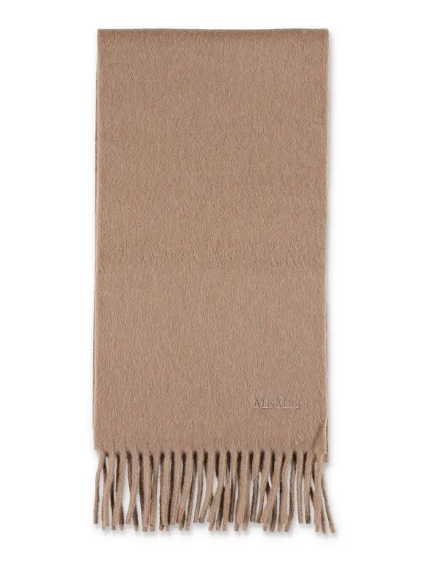 Max Mara Elegant Wool Scarf 208 Cm X 25 Cm
