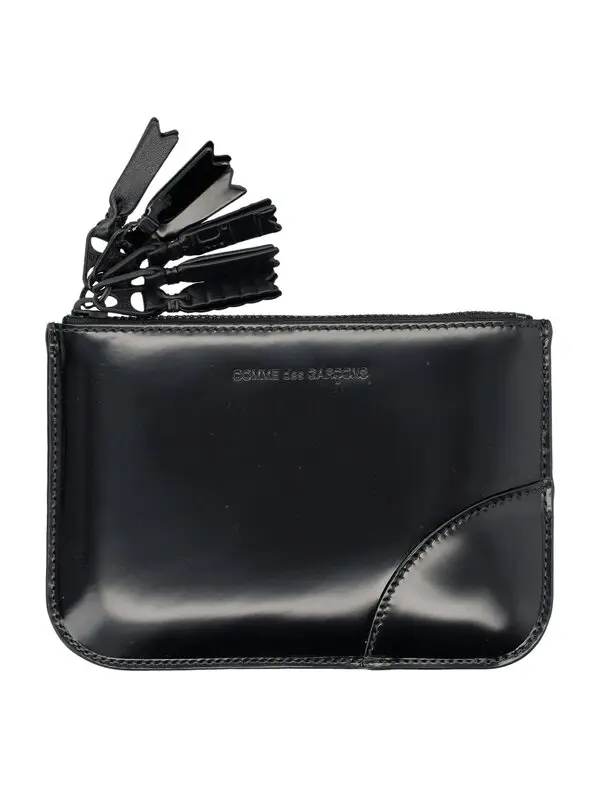 Comme Des Garçons Zipper Medley Wallet - Black