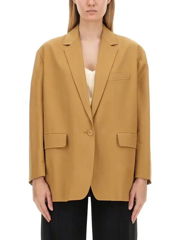 Max Mara Wool Broadcloth Midi Coat