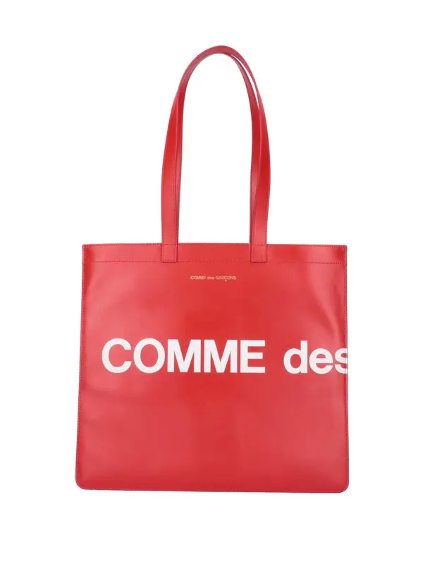 Comme Des Garçons Logo Tote Bag