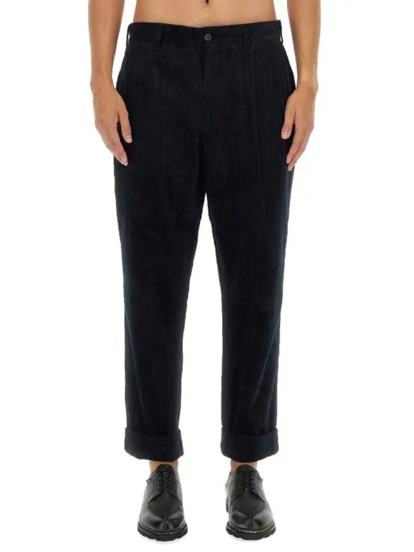 Engineered Garments Velvet Tailored Trousers - Blue