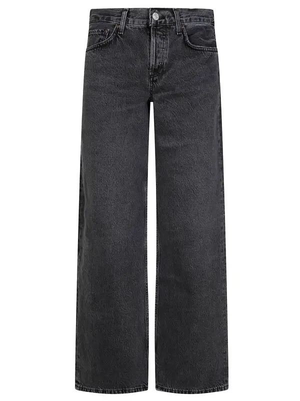 AGOLDE Low Rise Loose Jeans - Nero