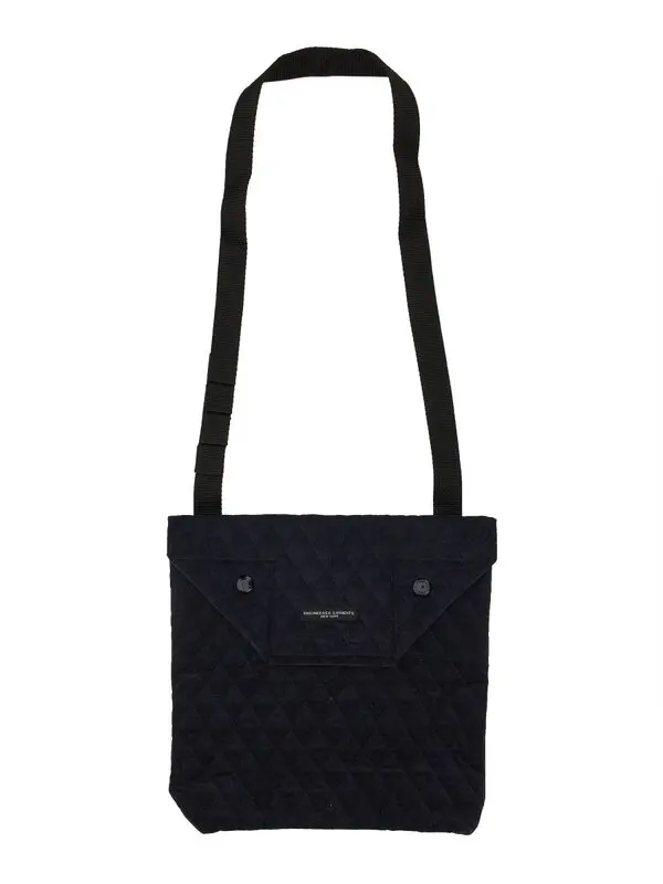 Engineered Garments Quilted Shoulder Handbag - Blue
