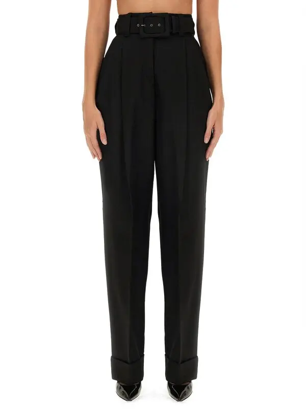Max Mara Street Piano Wool Trousers