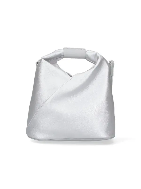 MAISON MARGIELA Convertible Bucket Bag - Silver