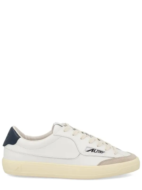 AUTRY Windscape" Classic Style Lace-up Sneakers - White