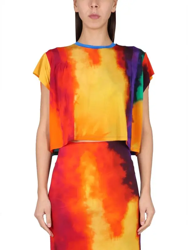 Rabanne Tie & Dye Crewneck T-shirt - Multicolour