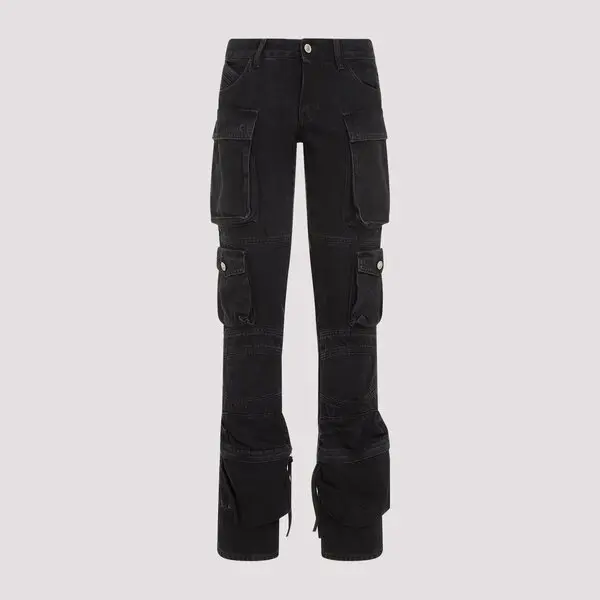 Attico Essie Cargo Trousers - Black