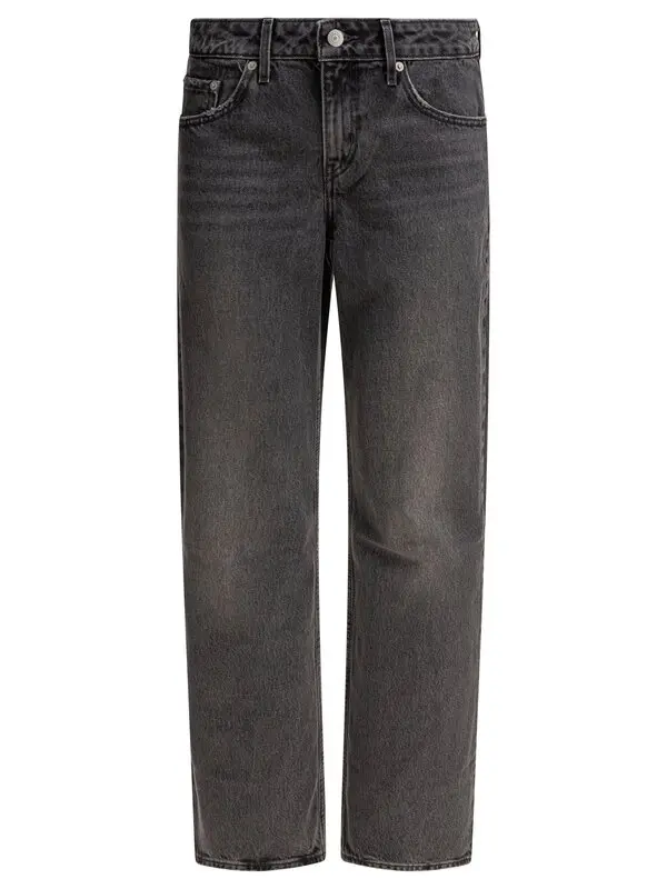 LEVI'S Inspired Low Loose Wide Leg Jeans - Black