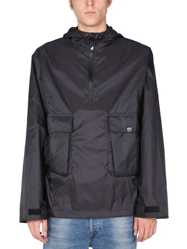 ARKAIR Half-zip Jacket With Front Pockets - Black