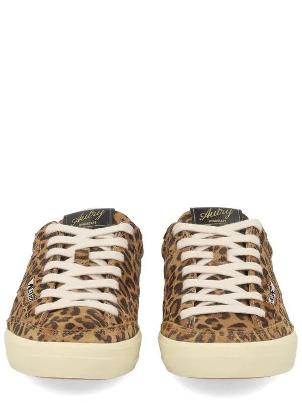 AUTRY Leopard Print Low Top Sneakers - Animalier