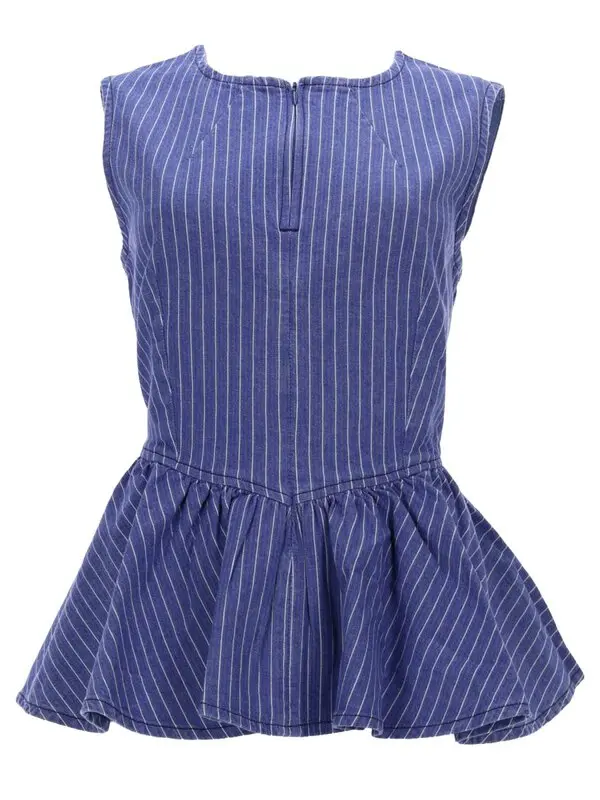Baum Und Pferdgarten Striped Peplum Top