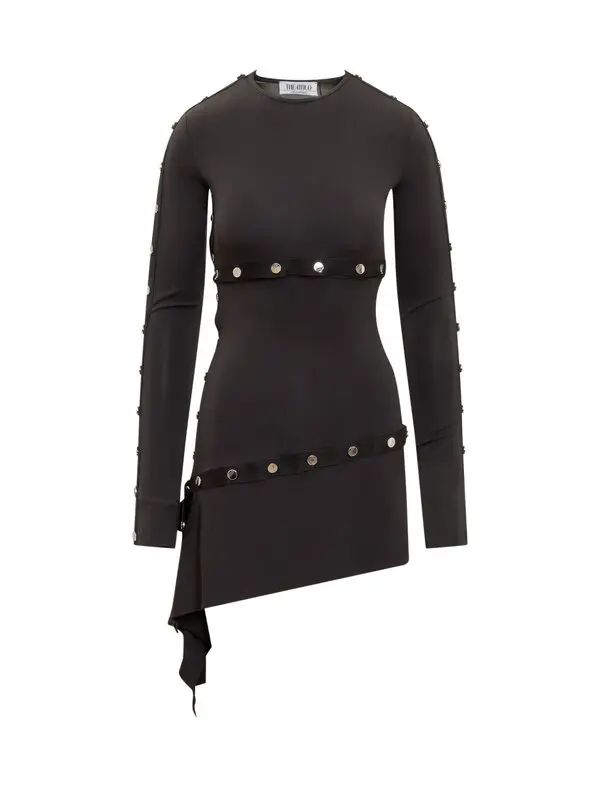 Attico Chic Mini Suit Dress - Black