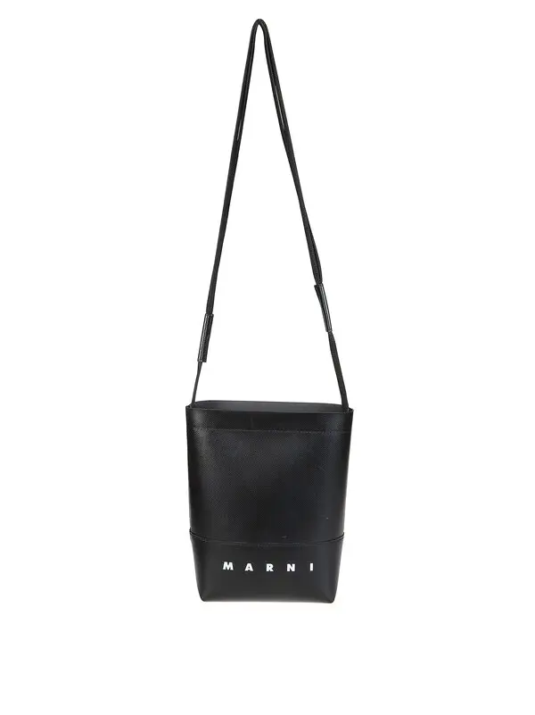 Marni Crossbody Bag With Shoelace Strap - Nero