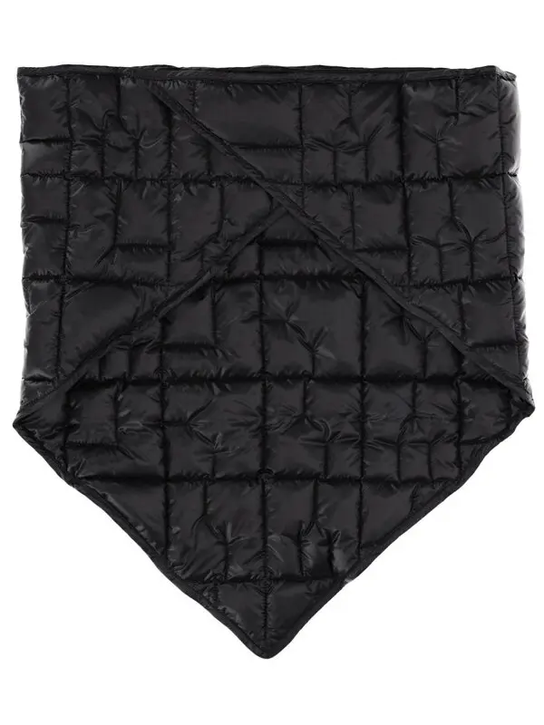 Herno Quilted Puffer Scarf - Black
