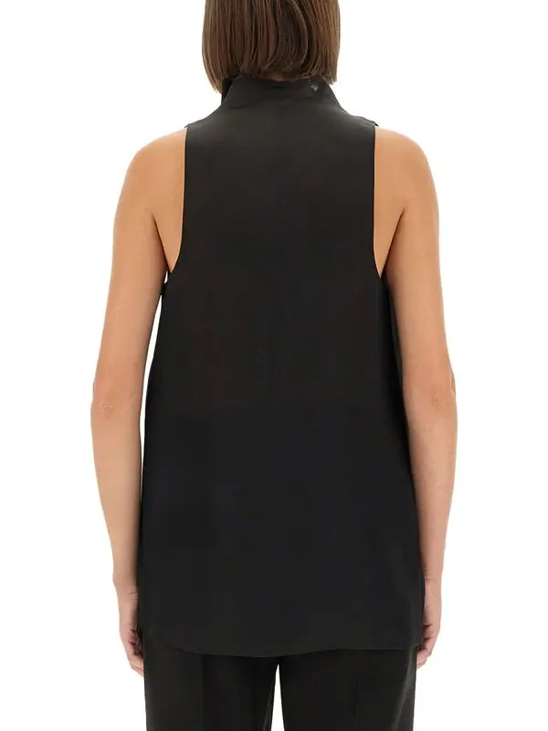 Khaite Meegan Sleeveless Top In Silk