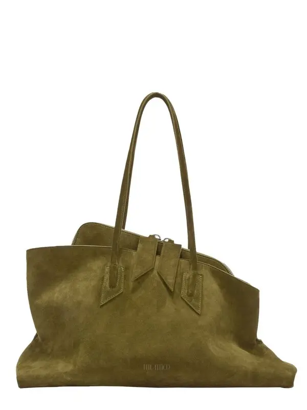 Attico La Passeggiata Medium Top Handle Bag - Brown