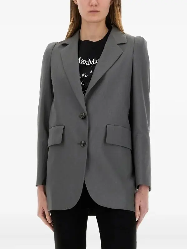 Max Mara Palanca Double-breasted Wool, Mohair And Silk-blend Blazer