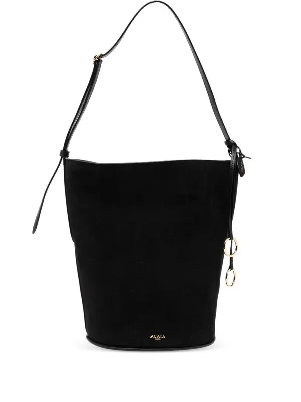 Alaïa Mini Bucket Shoulder Bag - Noir