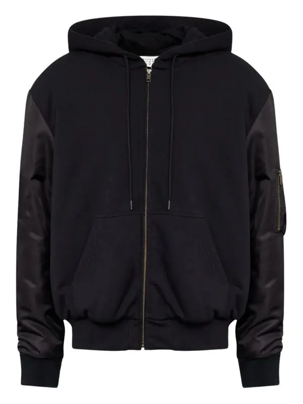 MAISON MARGIELA Hooded Jacket With Zip Fastening And Multiple Pockets