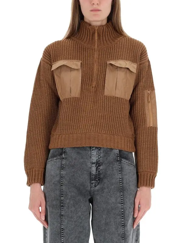 Baum Und Pferdgarten Clyde High-neck Quarter Zip Sweater