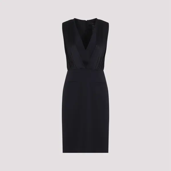 Max Mara Vittor Midi Dress With Silk Insert