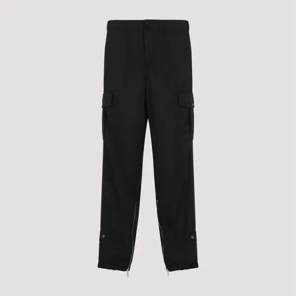 Dries Van Noten Cargo Pants With Zipper Cuffs - Black