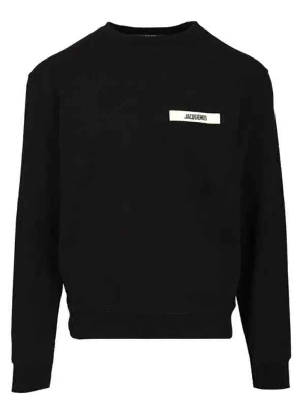 Jacquemus Gros Grain Sweatshirt - Black