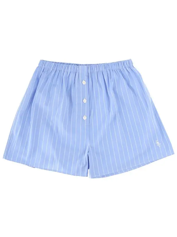 SPORTY & RICH Fw25 Collection Mini Boxer Shorts - Blue