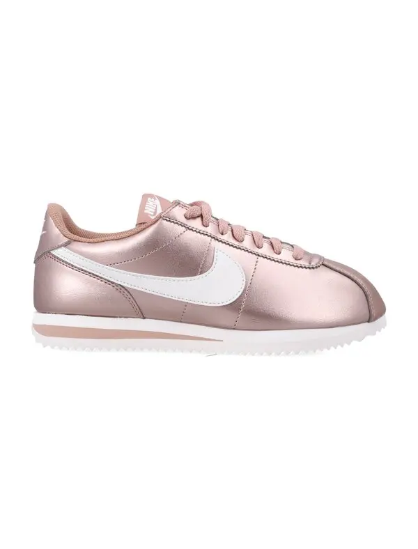 Nike Metallic Synthetic Leather Sneakers - Mtlc Red Bronze
