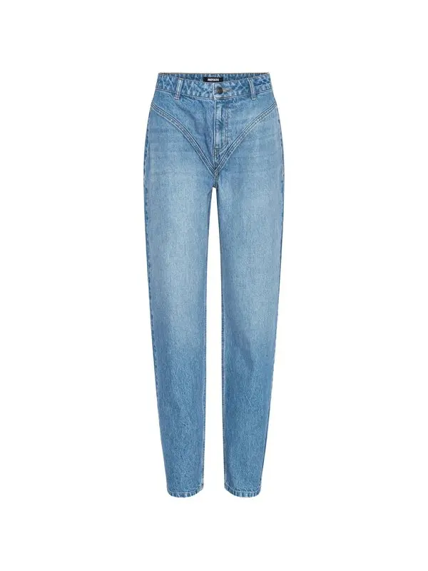 ROTATE BY BIRGER CHRISTENSEN High Waist Tailored Jeans - Blu