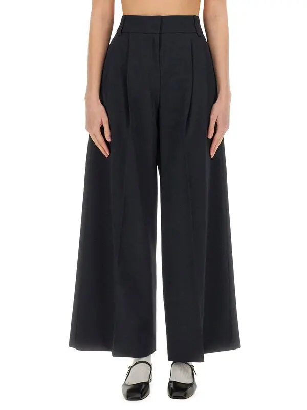 Max Mara Nichols Cool Wool Trousers - Blue