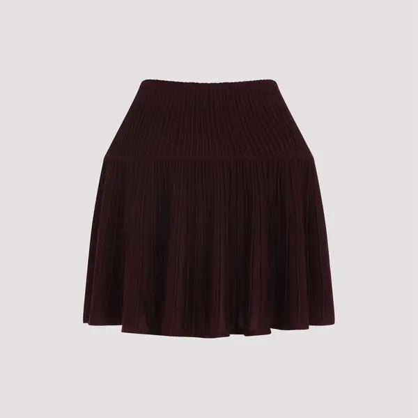 Alaïa Crinoline Wool Mini Skirt