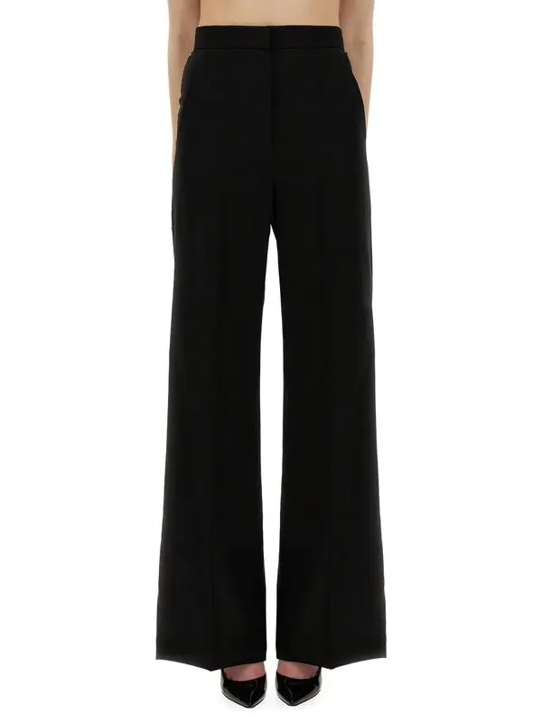 Max Mara Wide-leg Trousers - Black