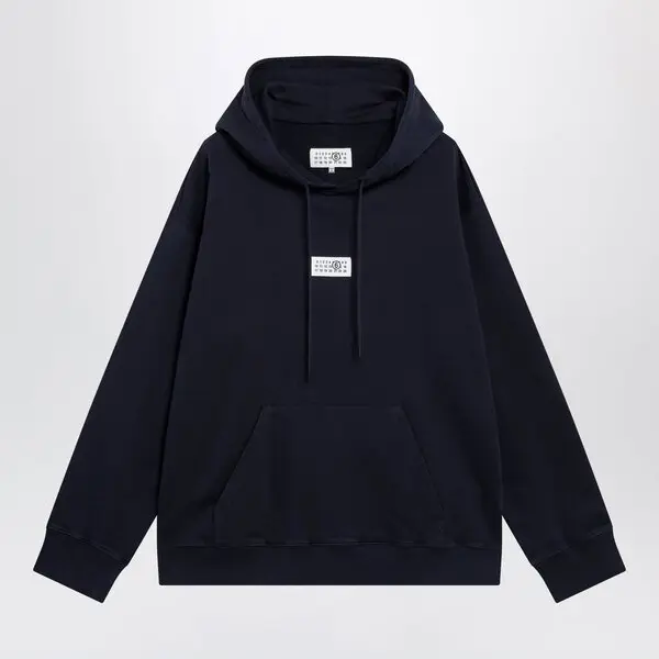 MAISON MARGIELA Cotton Hoodie - Blue