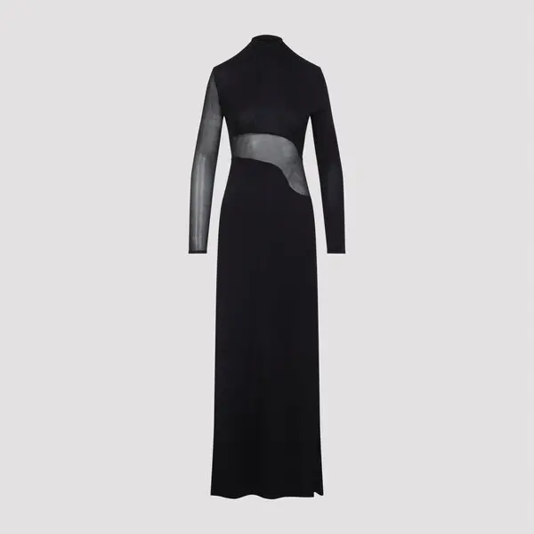 Alaïa Silk Knit Cut Out Dress