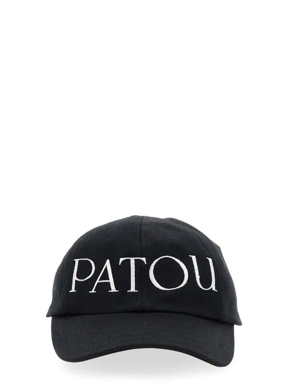 PATOU Baseball Cap With Logo - Black