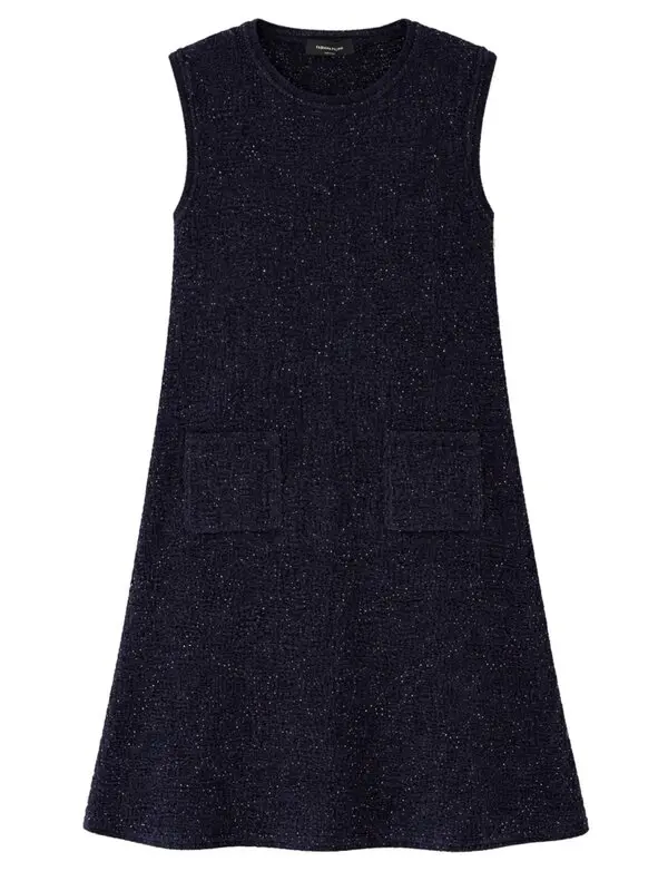 Fabiana Filippi Sleeveless A-line Tweed Dress