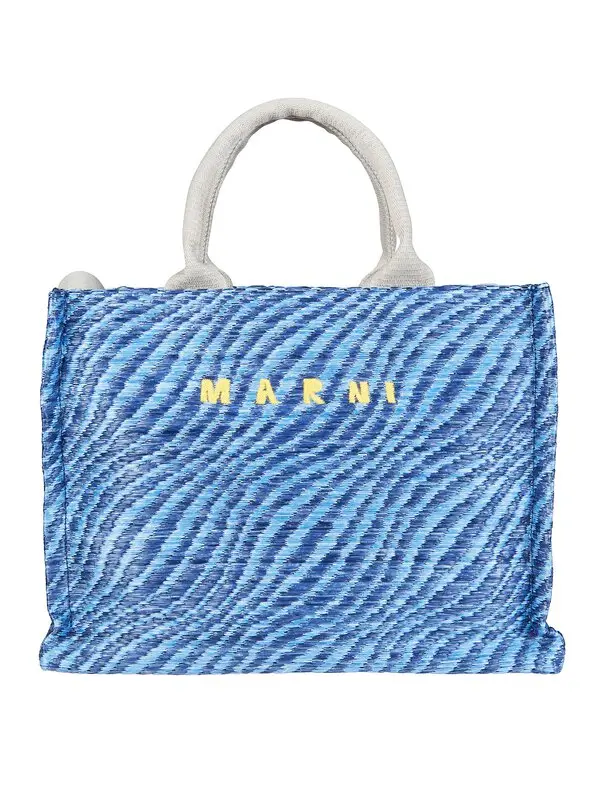 Marni Mini Basket Handbag - Blu