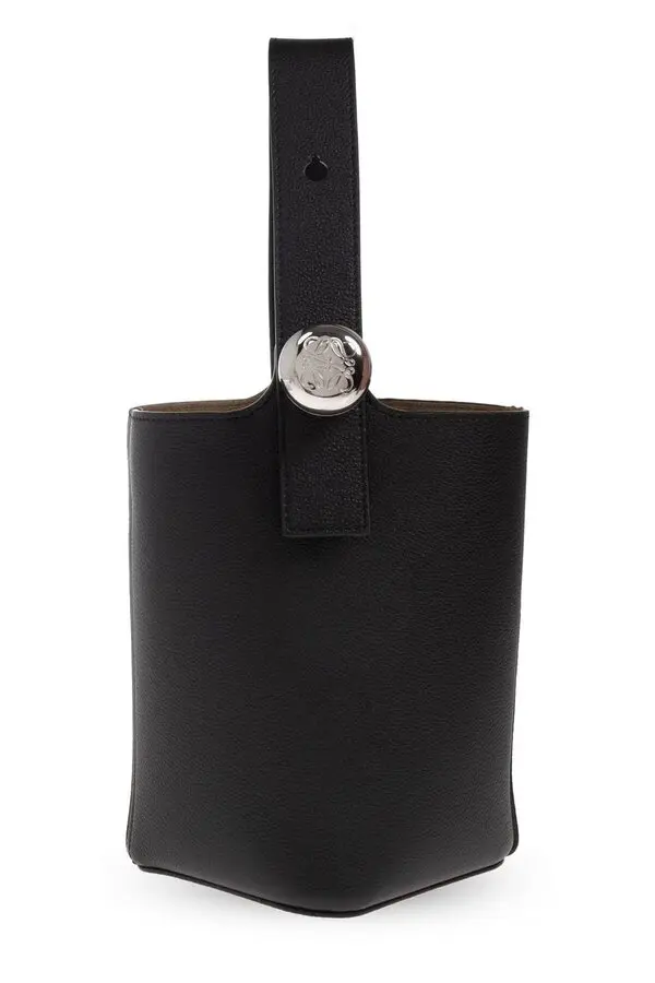 Loewe Mini Woven Bucket Bag