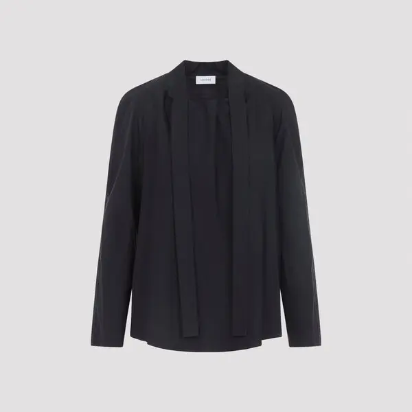 LEMAIRE Elegant Ascot Blouse For Ss26 Collection