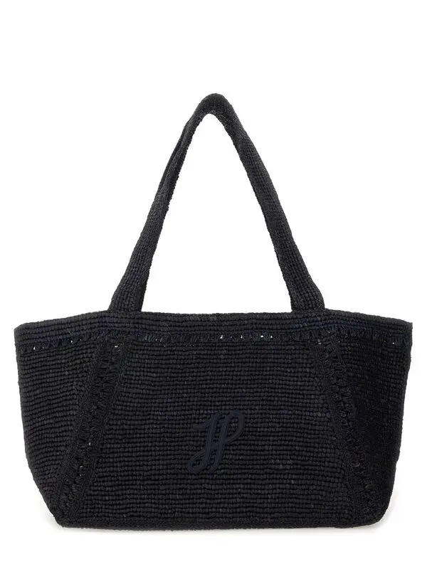 PATOU Large Jp Monogram Trapeze Tote Bag
