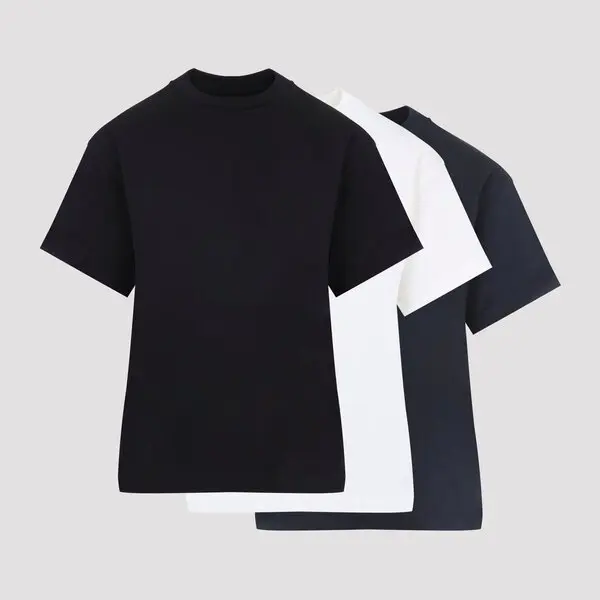 JIL SANDER Paintck Cotton T-shirt - Multicolour