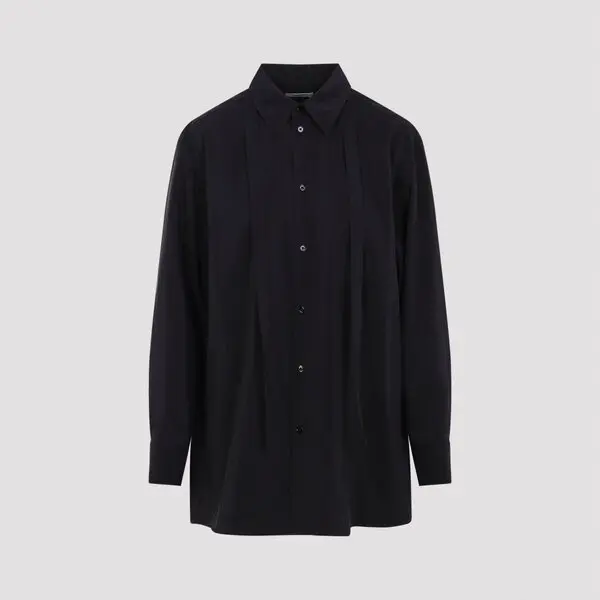 LEMAIRE Long Silk Tie Shirt