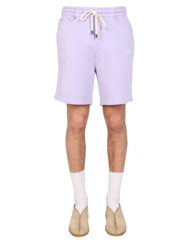 MOUTY Embroidered Mini Bermuda Shorts