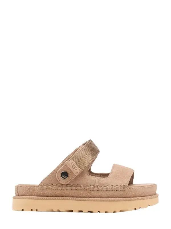 UGG Chic Leather Slingback Sandals - Beige