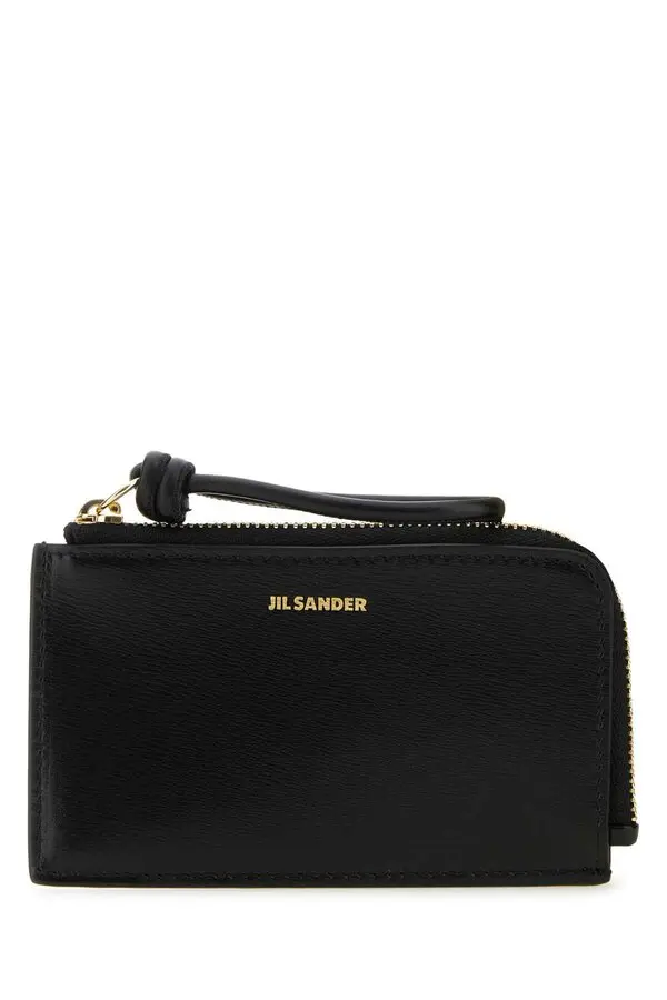 JIL SANDER Card Wallet - Black