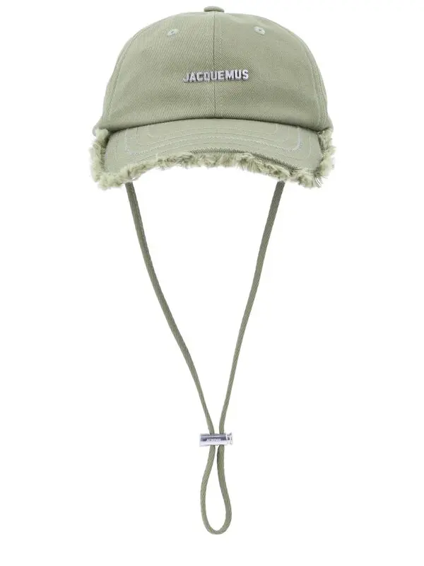 Jacquemus Baseball Cap With Drawstring - Green