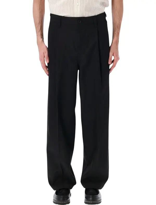 Obey Relaxed Fit Straight Leg Trousers - Black