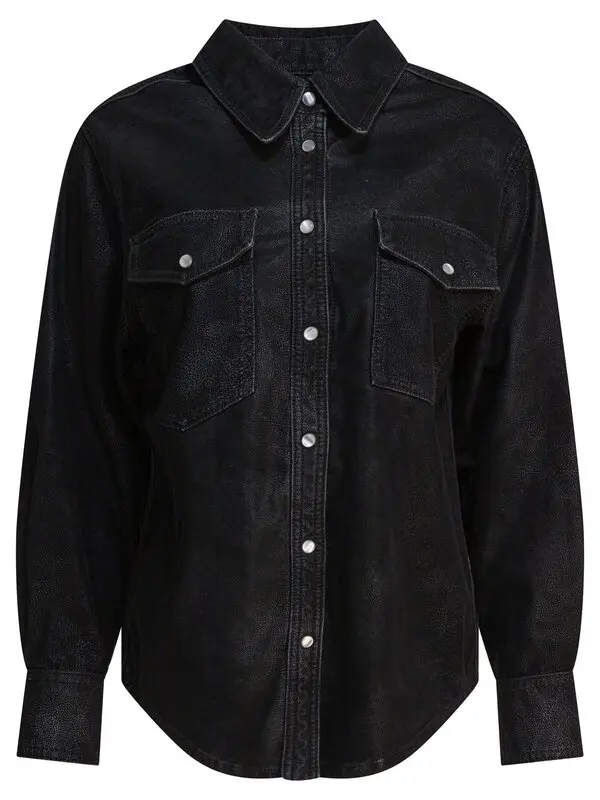 MARANT ETOILE Karima Mini Shirt - Black